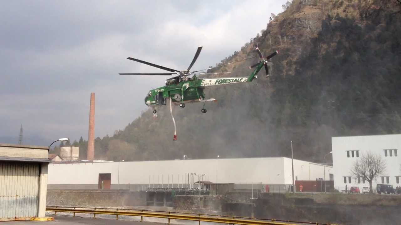 Sikorsky-Erickson S64F Corpo Forestale - YouTube