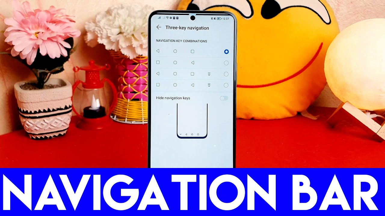 How to change navigation bar in Honor X8 - YouTube