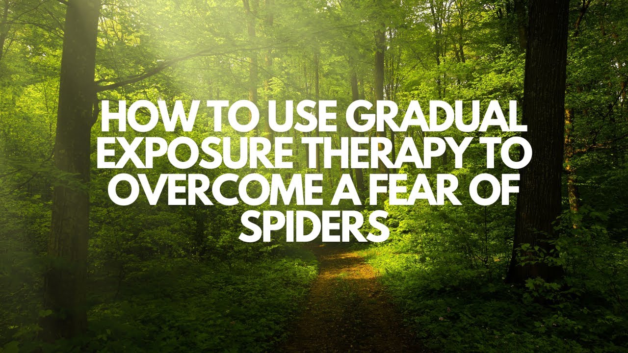 How to use gradual exposure therapy to overcome a fear of spiders - YouTube