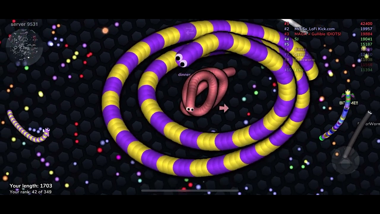 Slither.io: Collecting Orbs - YouTube