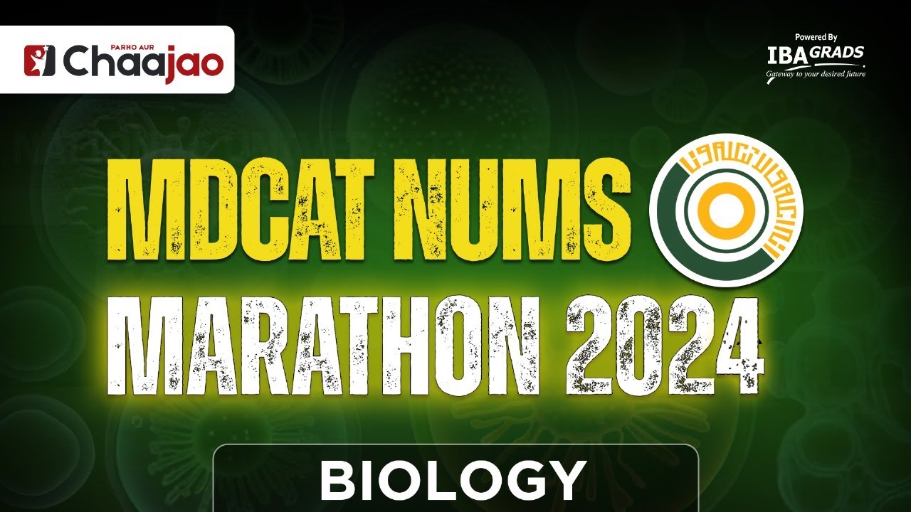 MDCAT NUMS 𝐁𝐢𝐨𝐥𝐨𝐠𝐲 2024 Marathon | IBAGRADS - YouTube