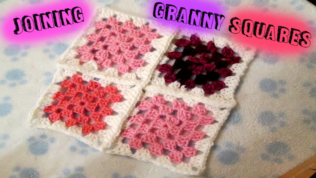 Joining Granny Squares Tutorial - YouTube