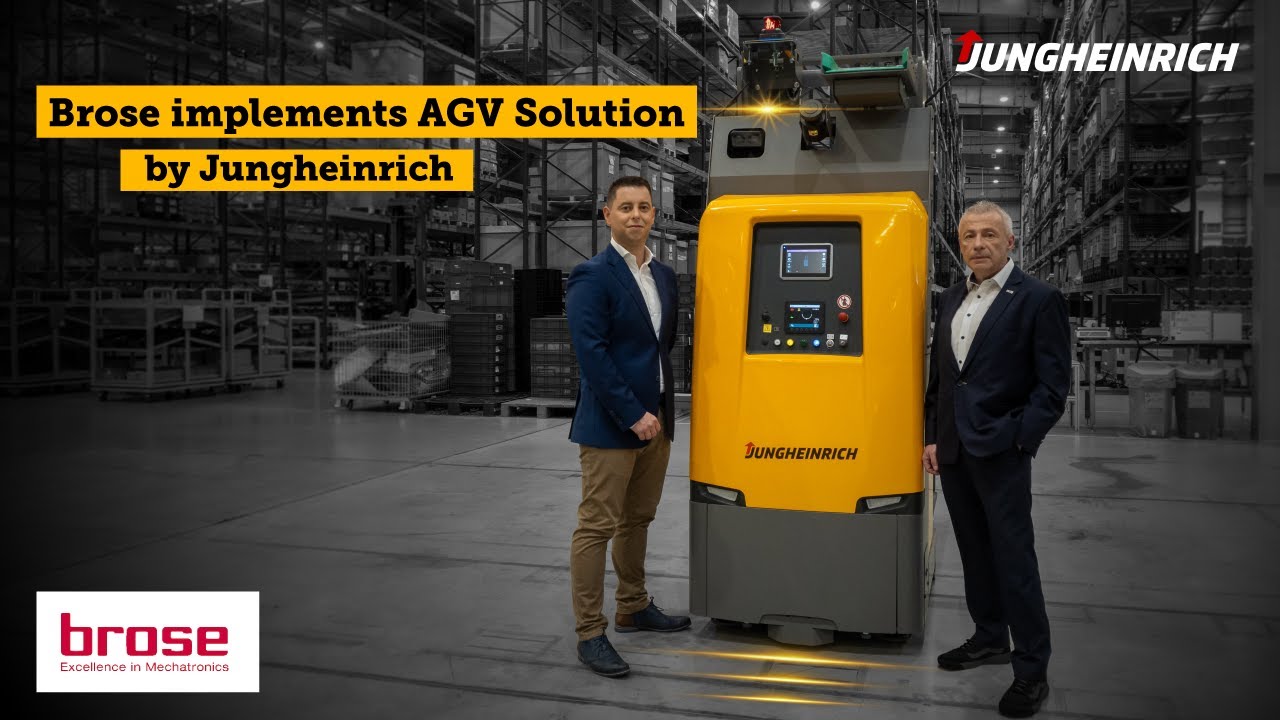 Brose Implements AGV Solution by Jungheinrich - YouTube