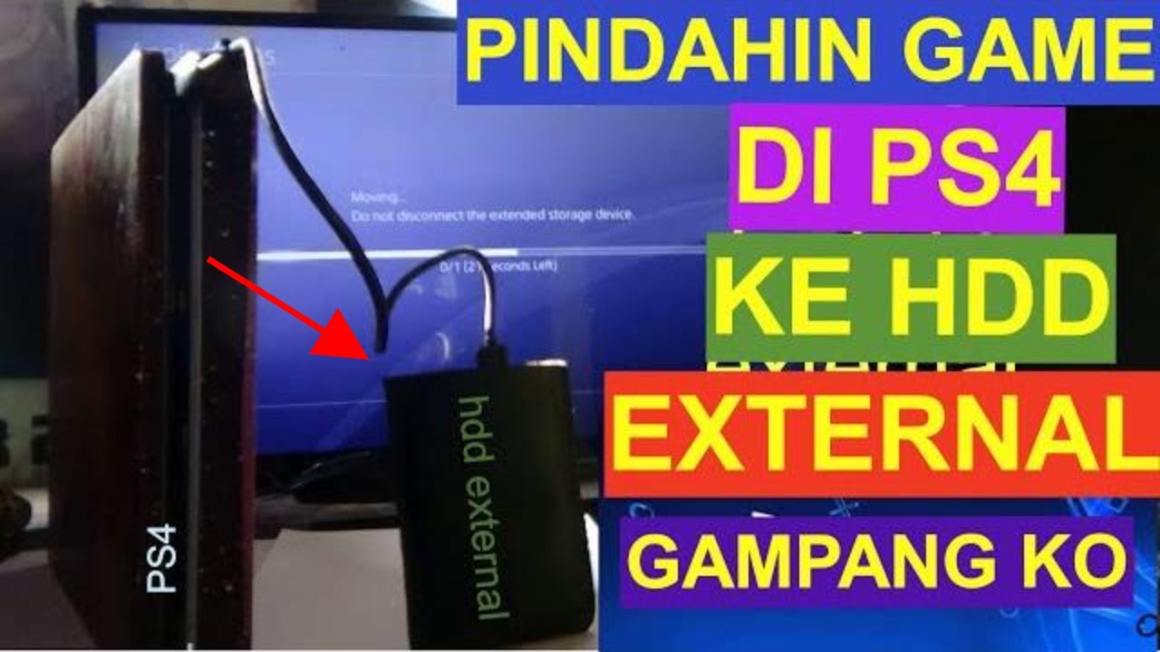 Mudah DanSimple Mindahin Game Internal PS4 Ke HDD Eksternal - YouTube
