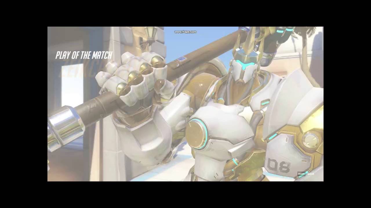 Reinhardt charges a wall. - YouTube