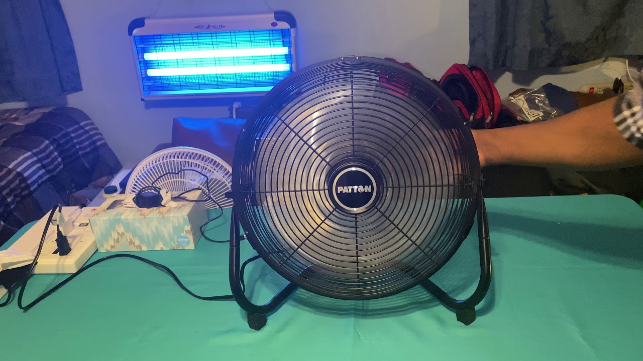 14” Patton High Velocity Fan from 2017 - YouTube