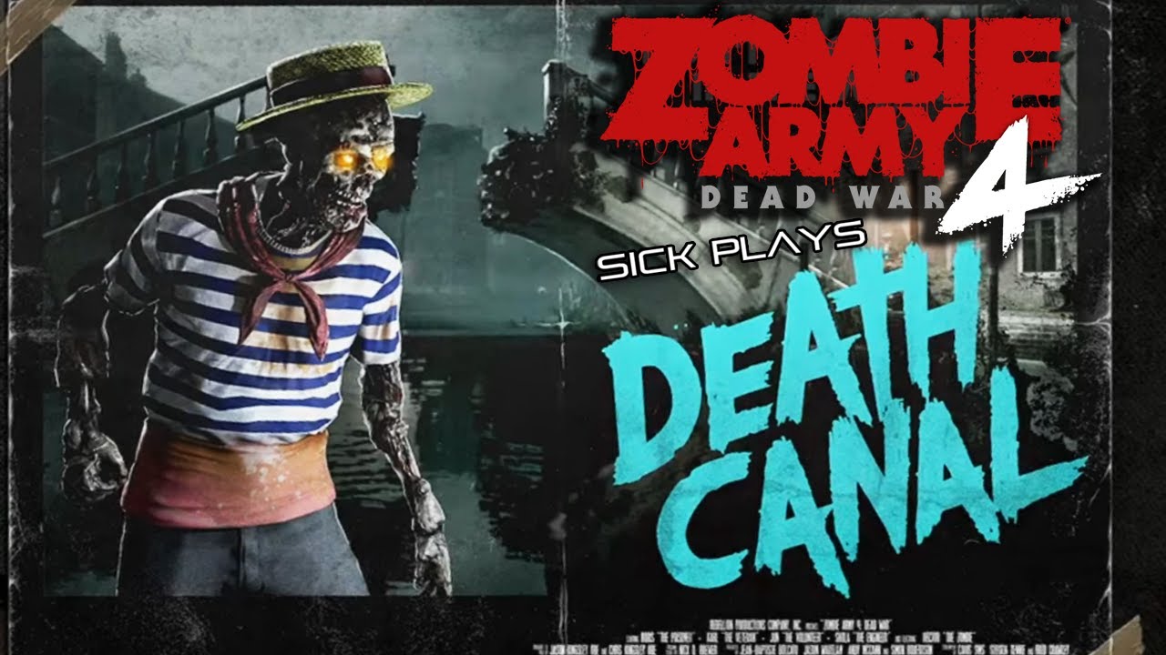Zombie Army 4 Dead War "Death Canal" Carnivorous Canal Cruise GOLD GUNS ...