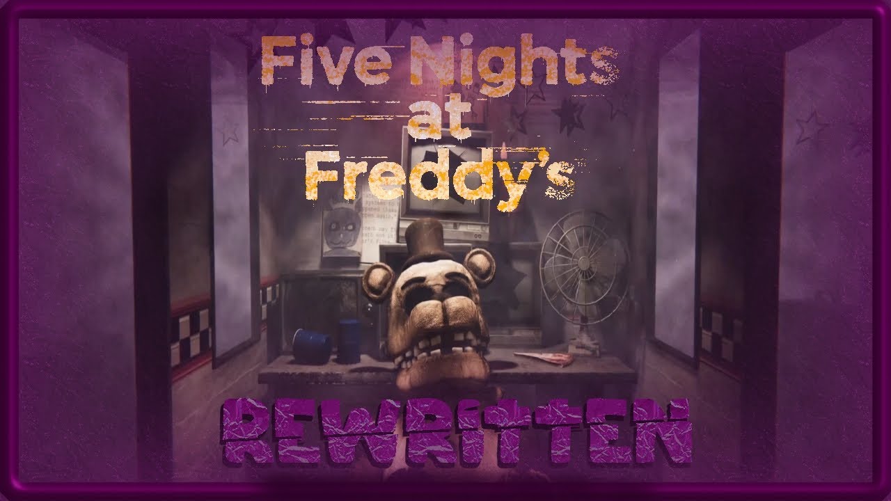 FIVE NIGHTS AT FREDDY´S REWRITTEN. Golden Freddy greift an !! - YouTube