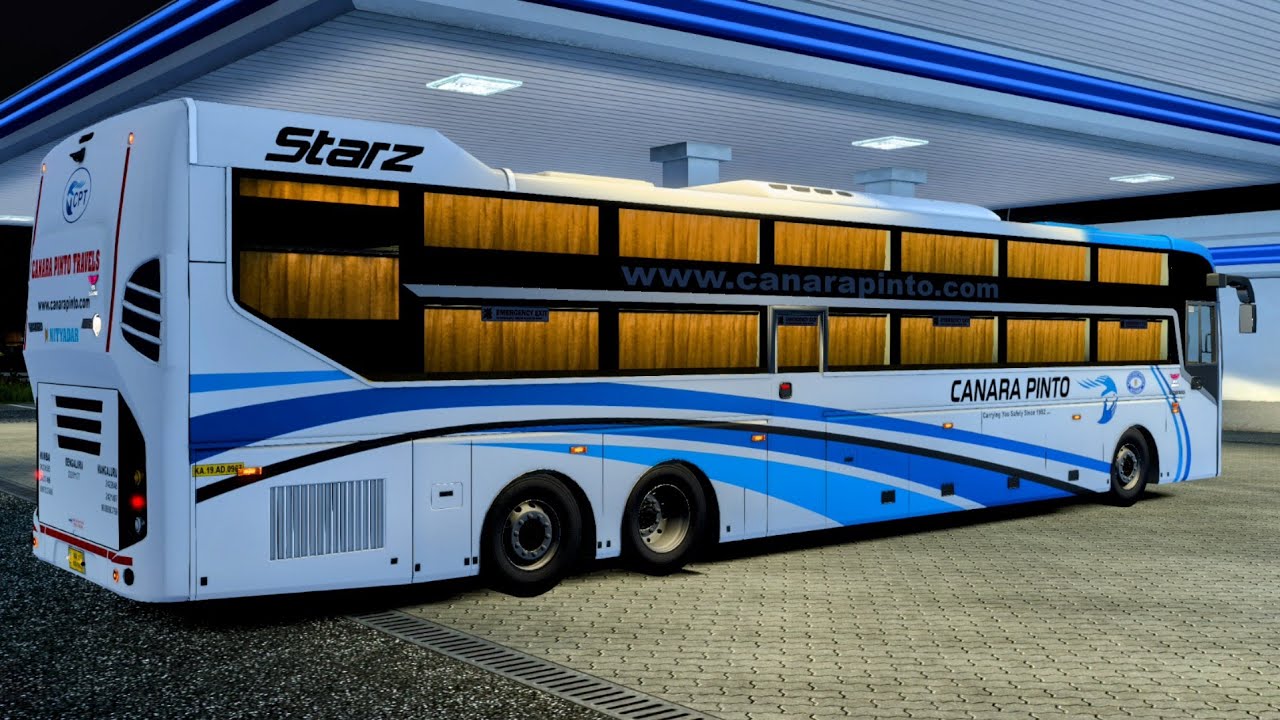 Canara Pinto Bus mod | Volvo B11R MG Starz Sleeper bus mod | DCT Garage ...