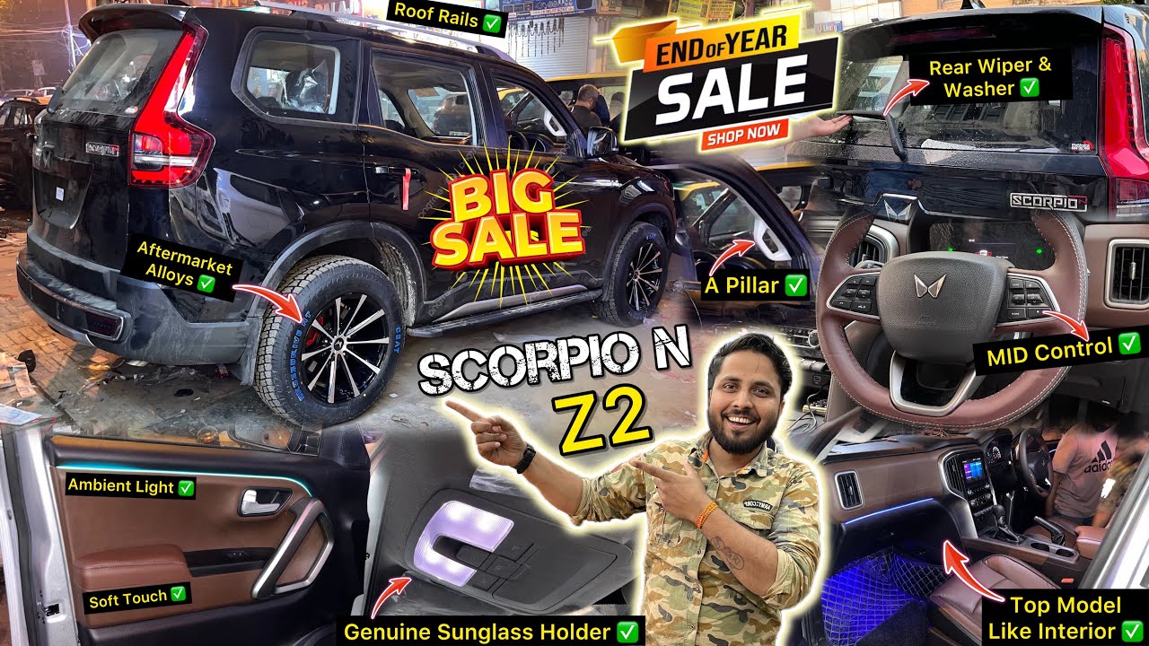 2023 Scorpio N Z2 Modified With Genuine Accessories Scorpio N Base to ...