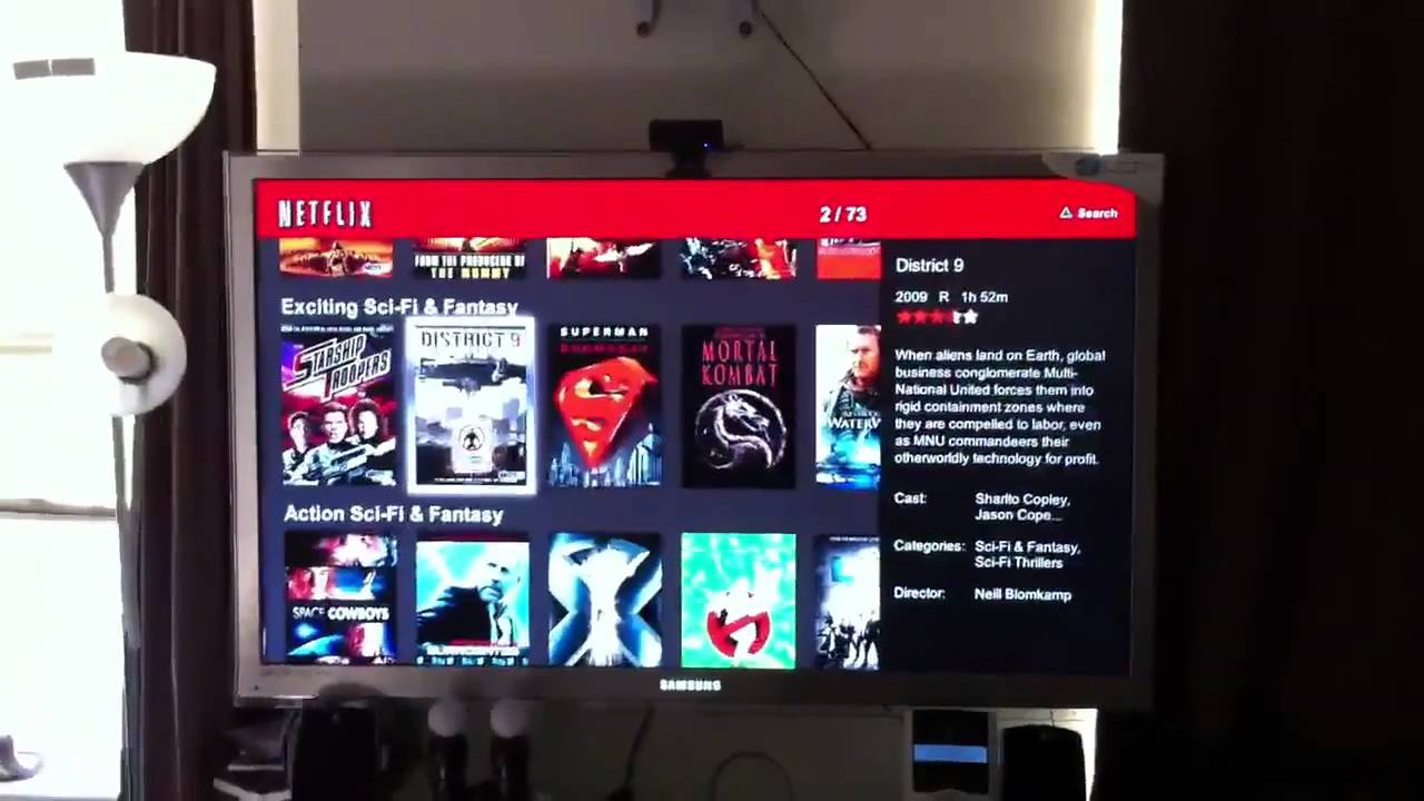 My new ps3 Netflix App - YouTube