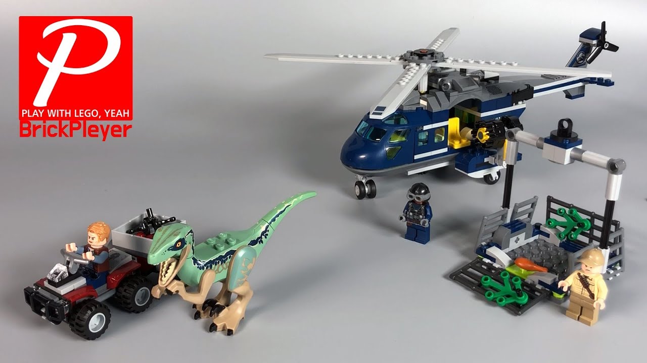 레고 쥬라기월드 75928 블루의 헬리콥터 추격전 - 레고조립 _ LEGO 75928 Blue's Helicopter ...