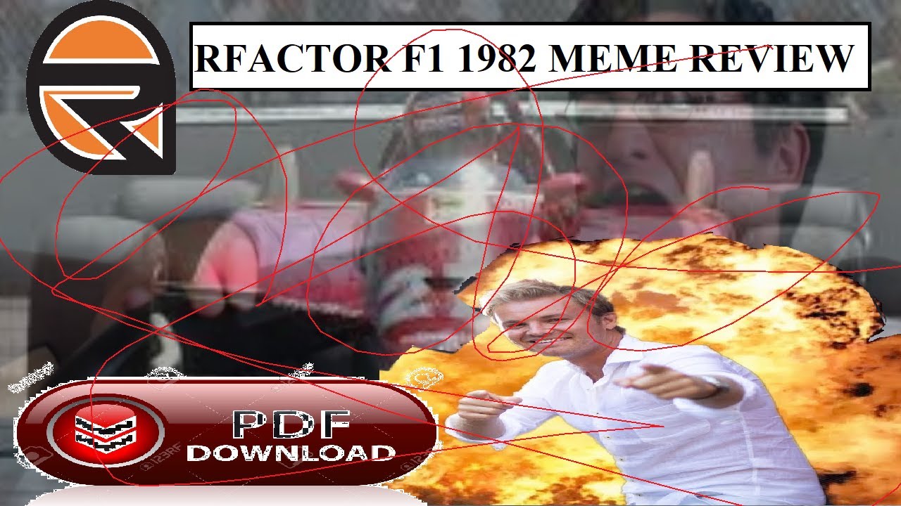 Rfactor F1 1982 MEME REVIEW - YouTube
