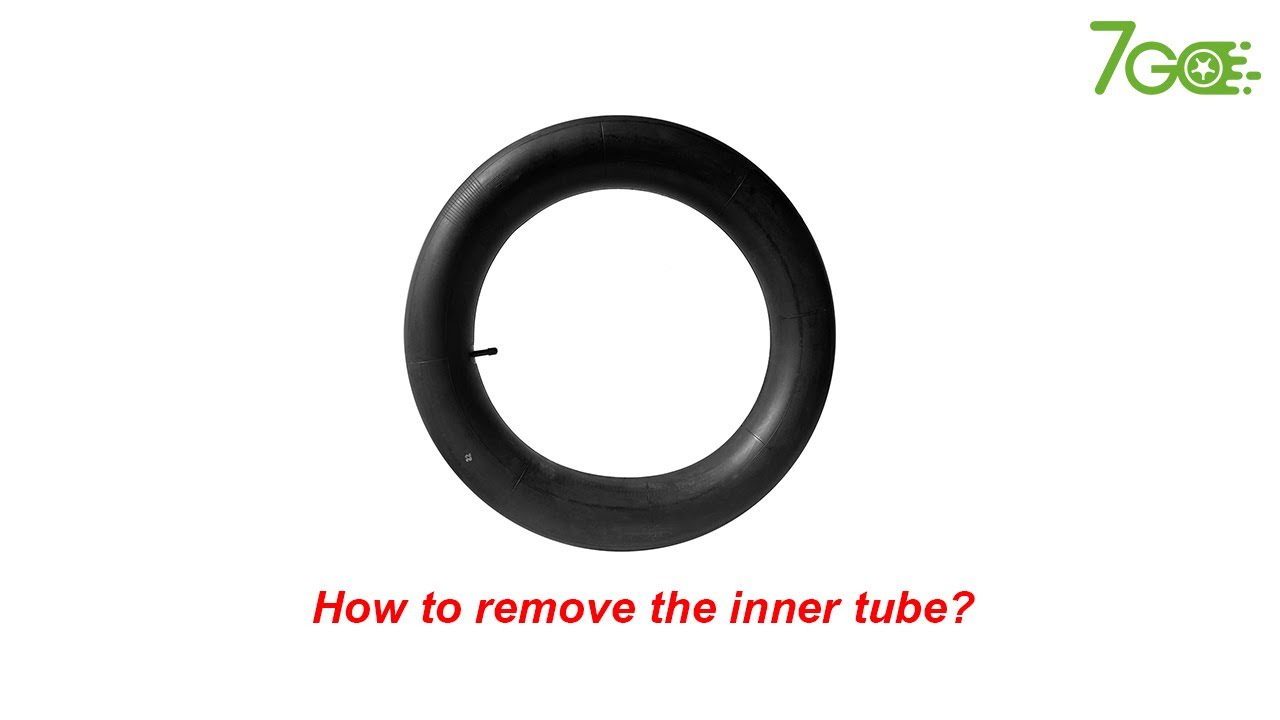 How to remove an e-bike tire inner tube - YouTube