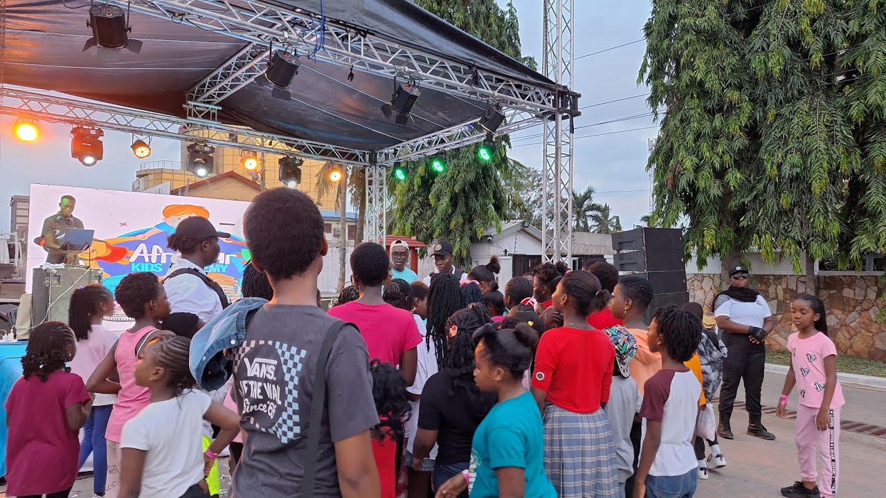 DWP ACADEMY snubs Afronita at Afrostar Kids Academy Launch - YouTube