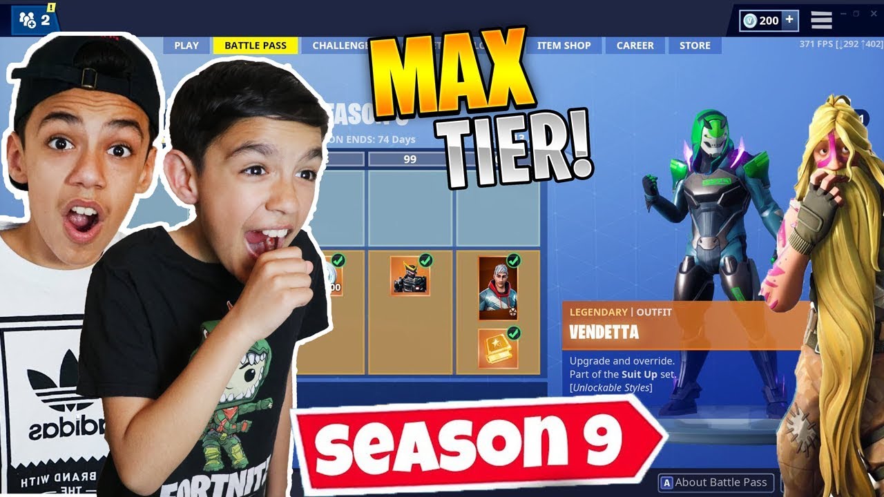 I Surprised My Brothers With The Max Fortnite Season 9 Battle PASS ...