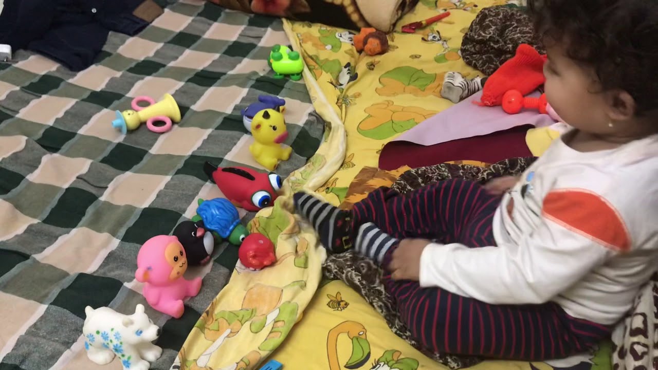 Baby MYRA learning Animals😼 - YouTube