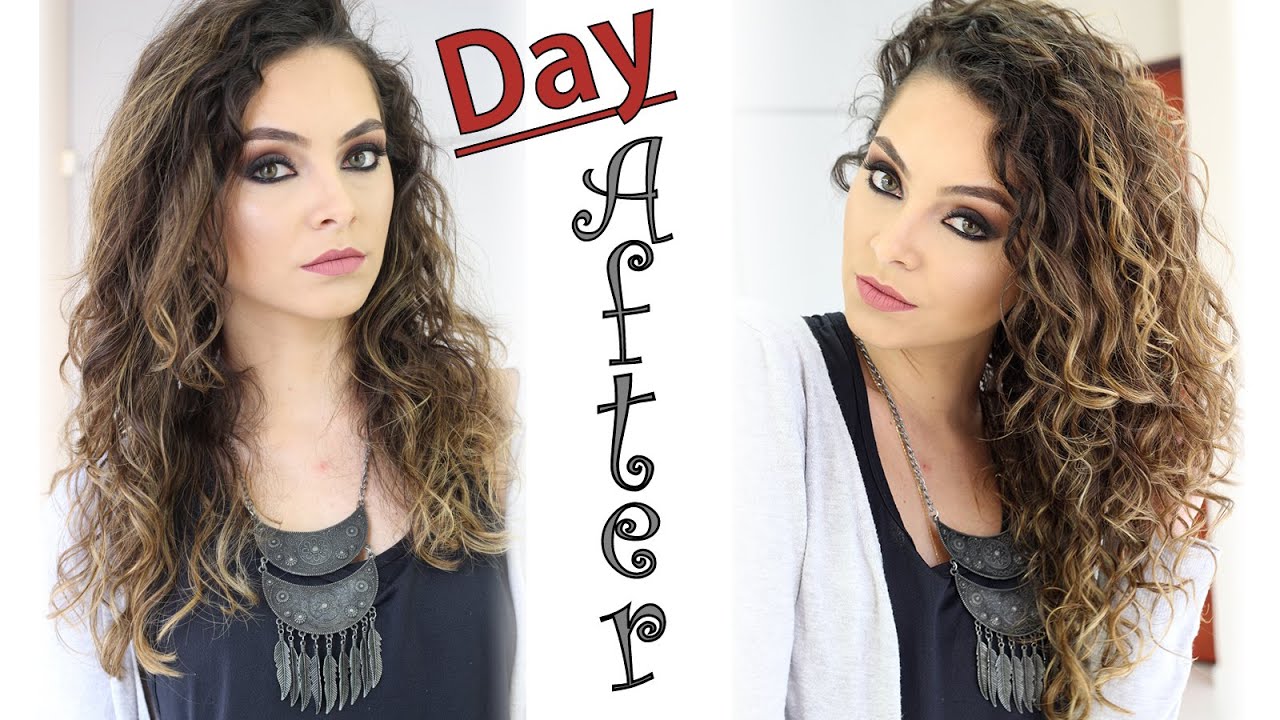 Como Revitalizar os Cachos no Day After - Cabelos Cacheados tipo 2C/3A ...