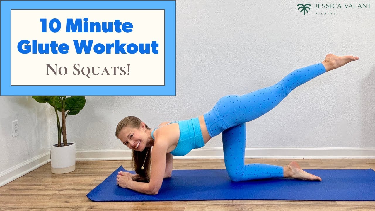 10 Minute Glute Workout - No Squats! - YouTube