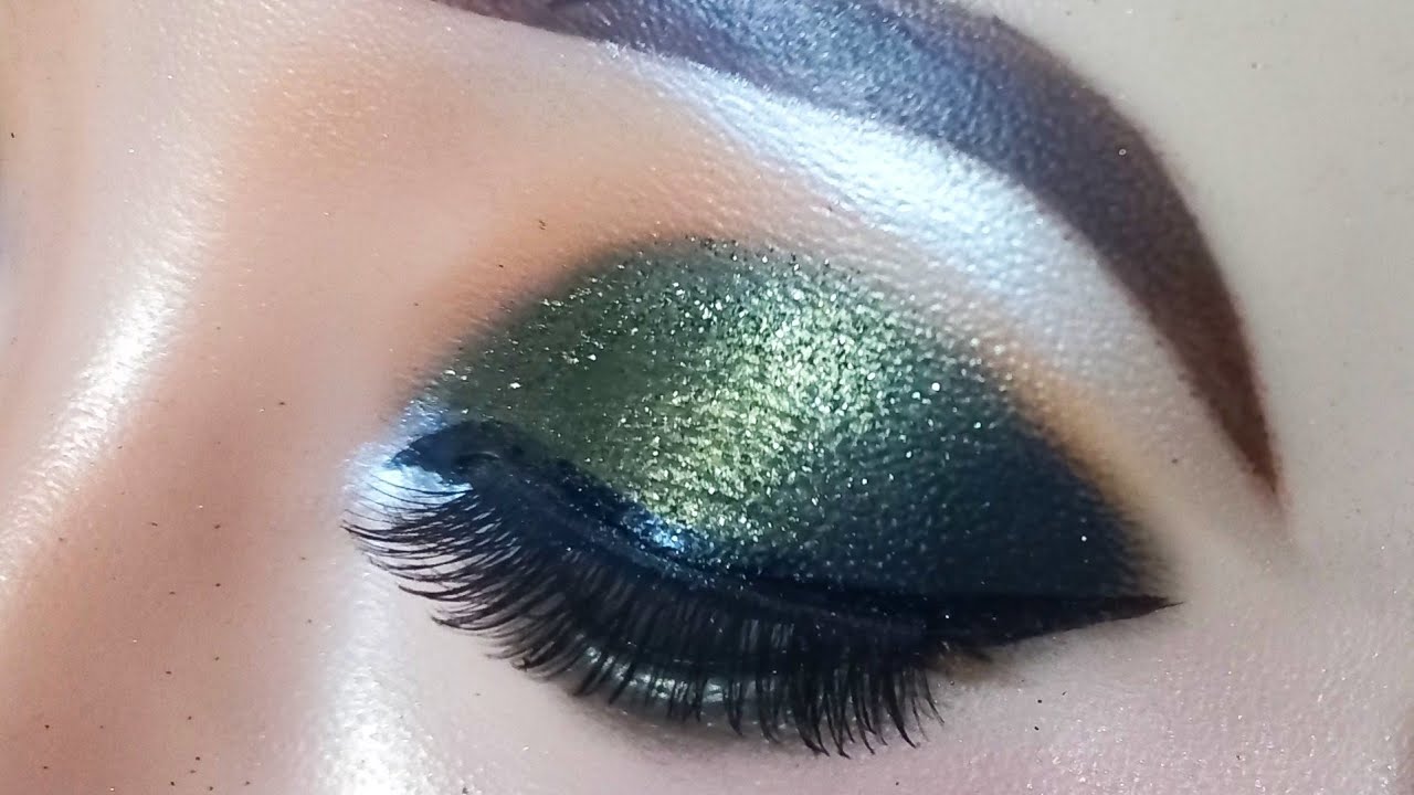 Eye makeup tutorial || soft shining eye makeup || simple glitter eye ...