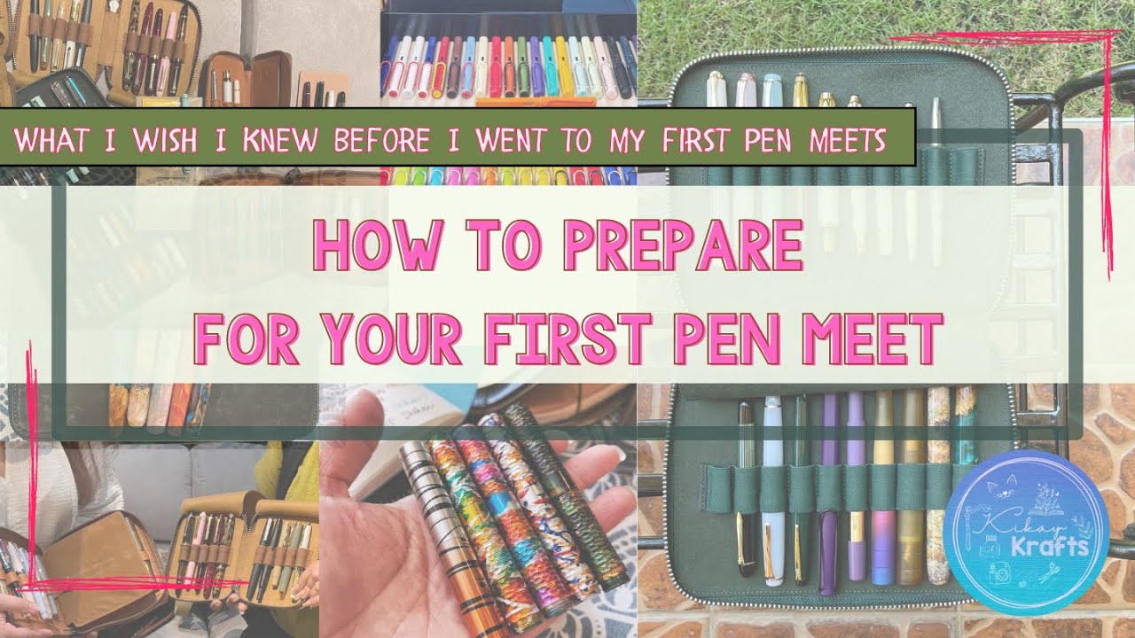 What should you bring to a pen meet? - YouTube