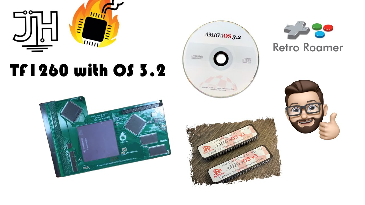 Terrible Fire TF1260 and re Amiga - YouTube