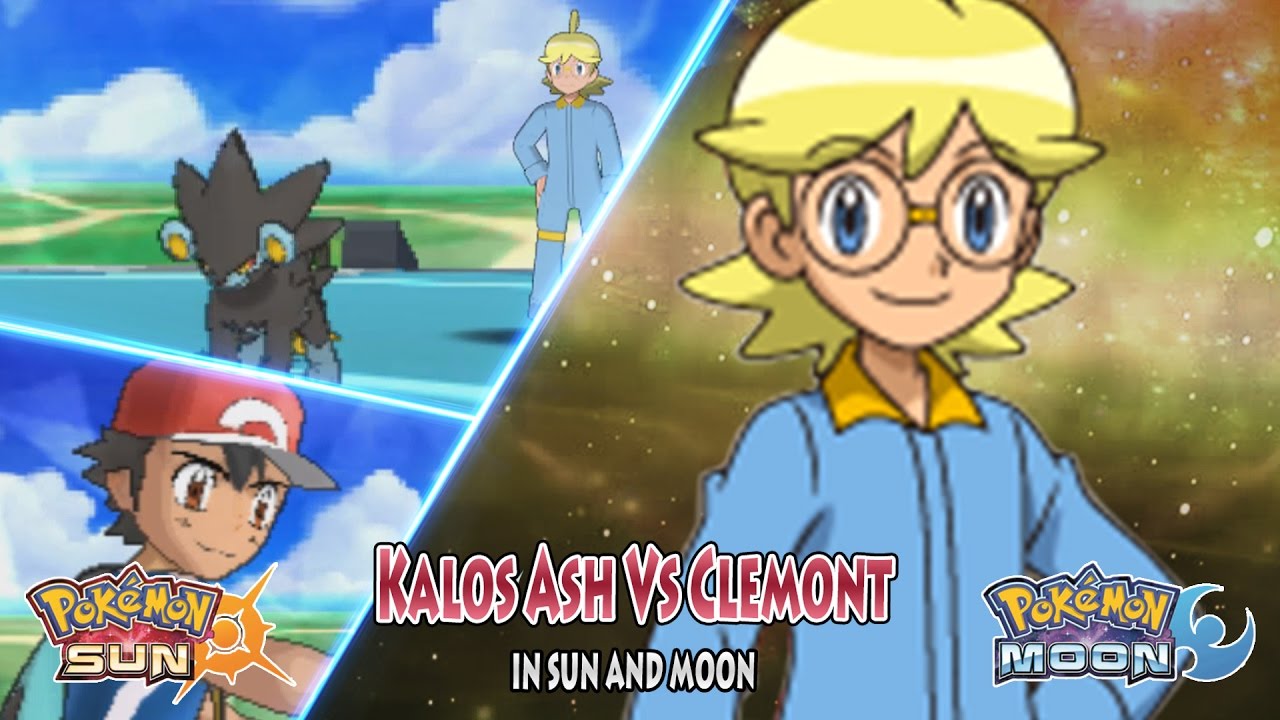 Pokemon Sun And Moon Kalos Ash Vs Clemont Pokemon Xyz Battle Youtube