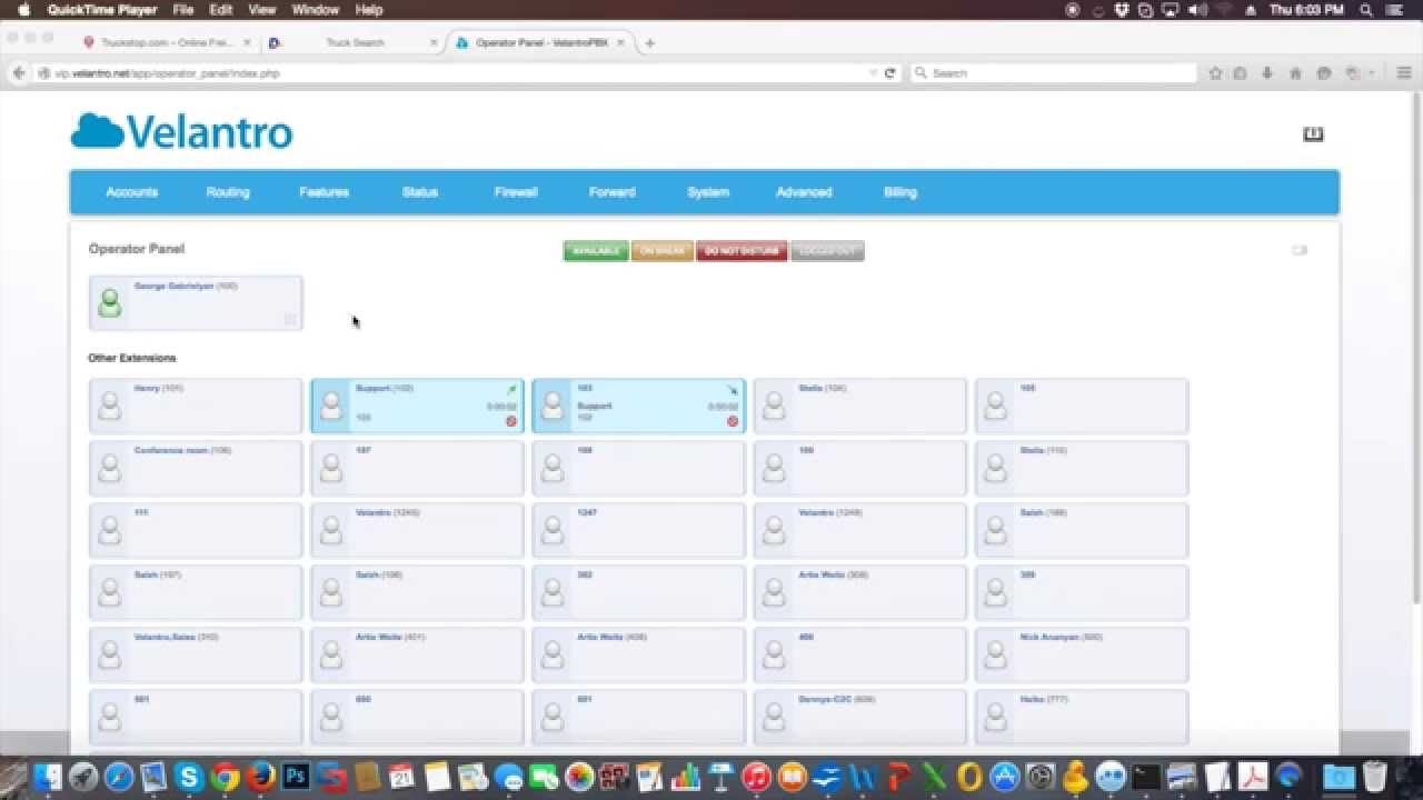 Velantro Operator Panel - YouTube