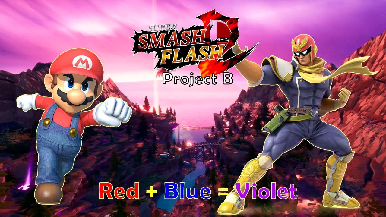 SSF2 Project B Patch 9: Red + Blue = Purple - YouTube