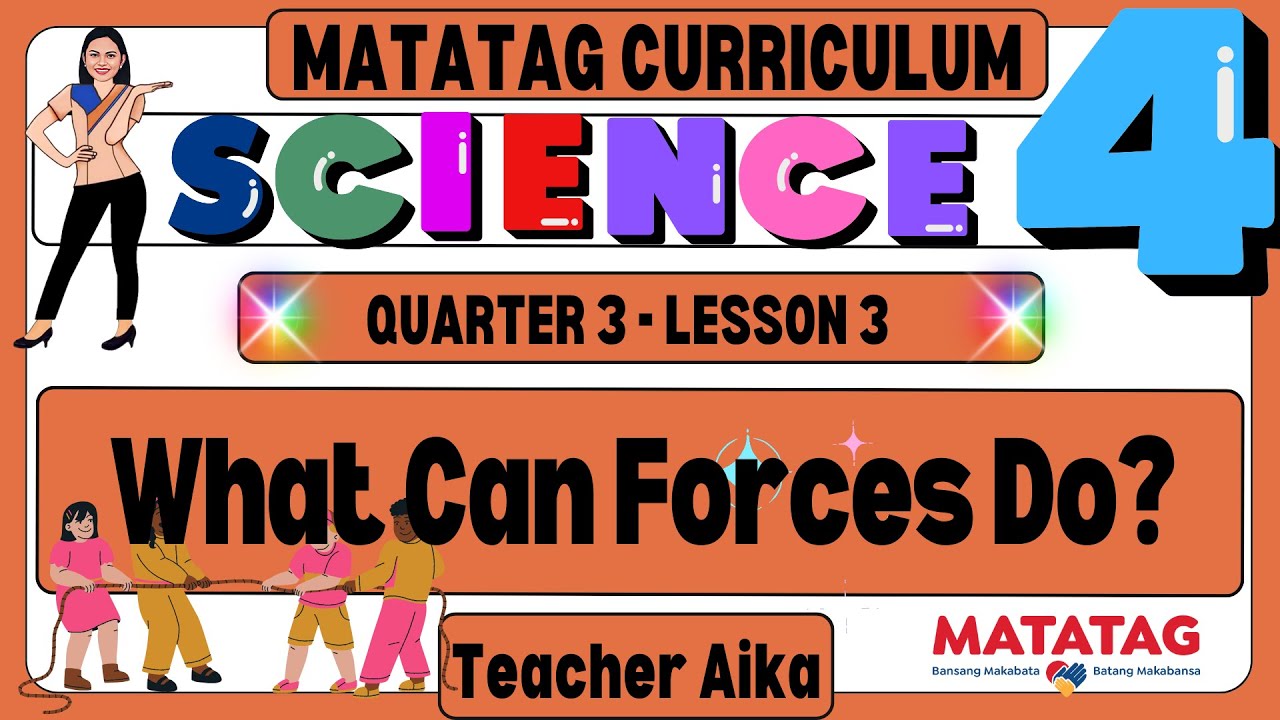 MATATAG Science 4 Grade 4 Quarter 3 Lesson 3 What Forces Can Do? - YouTube
