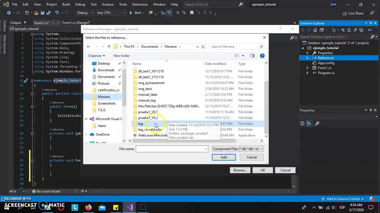 Vinculación de una líbrería dinámica (archivo .dll) a un proyecto .NET ...