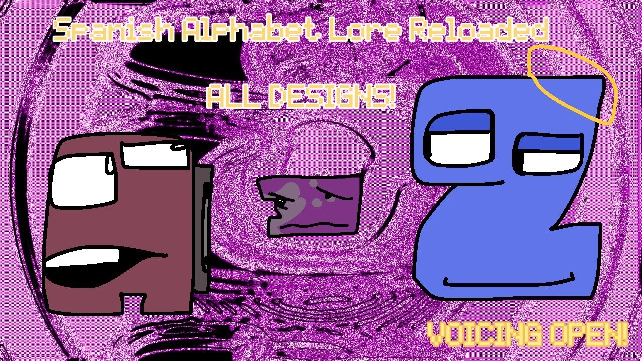 Spanish Alphabet Lore Reloaded | All Designs V2 (VOICING!) - YouTube