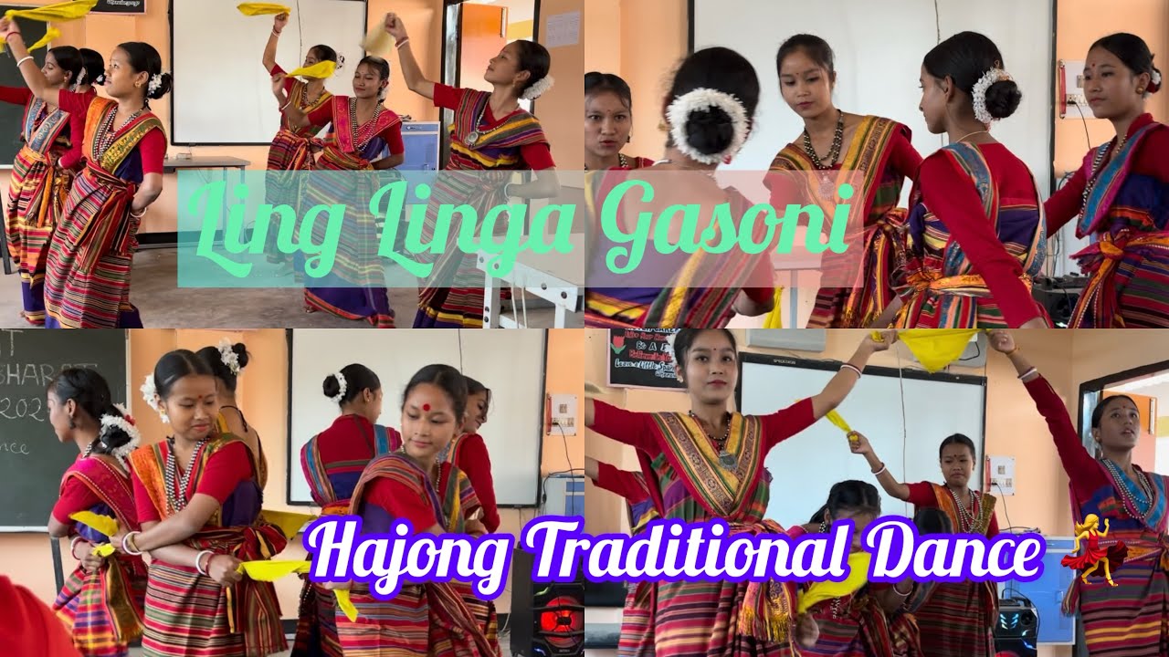 Hajong Traditional Dance by Students 💃 // Folk Dance # ...