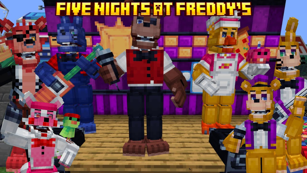 THIS FREDBEARS MINECRAFT FNAF ADDON GOT EVEN BETTER! (Muoxi's Custom ...