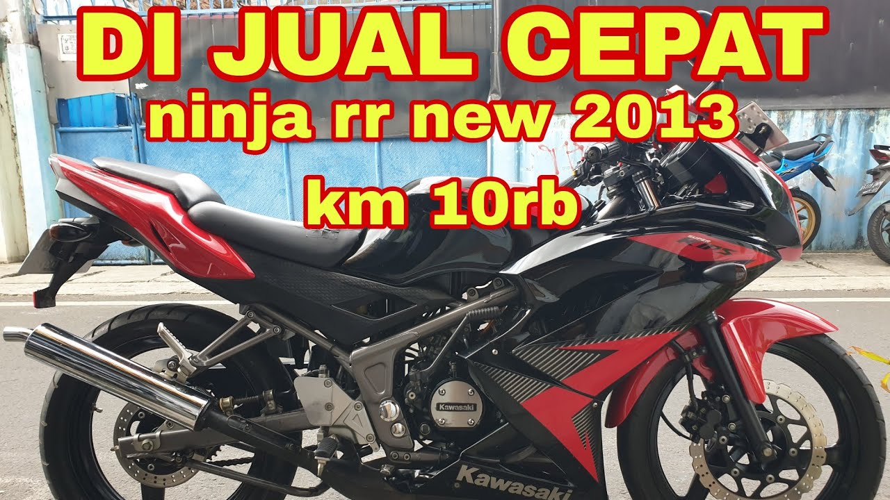 READY STOCK NINJA RR 150 NEW 2013 MERAH FULL ORISINIL - YouTube