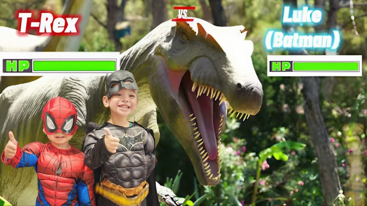 The Ultimate Clash: Batman vs T rex - YouTube