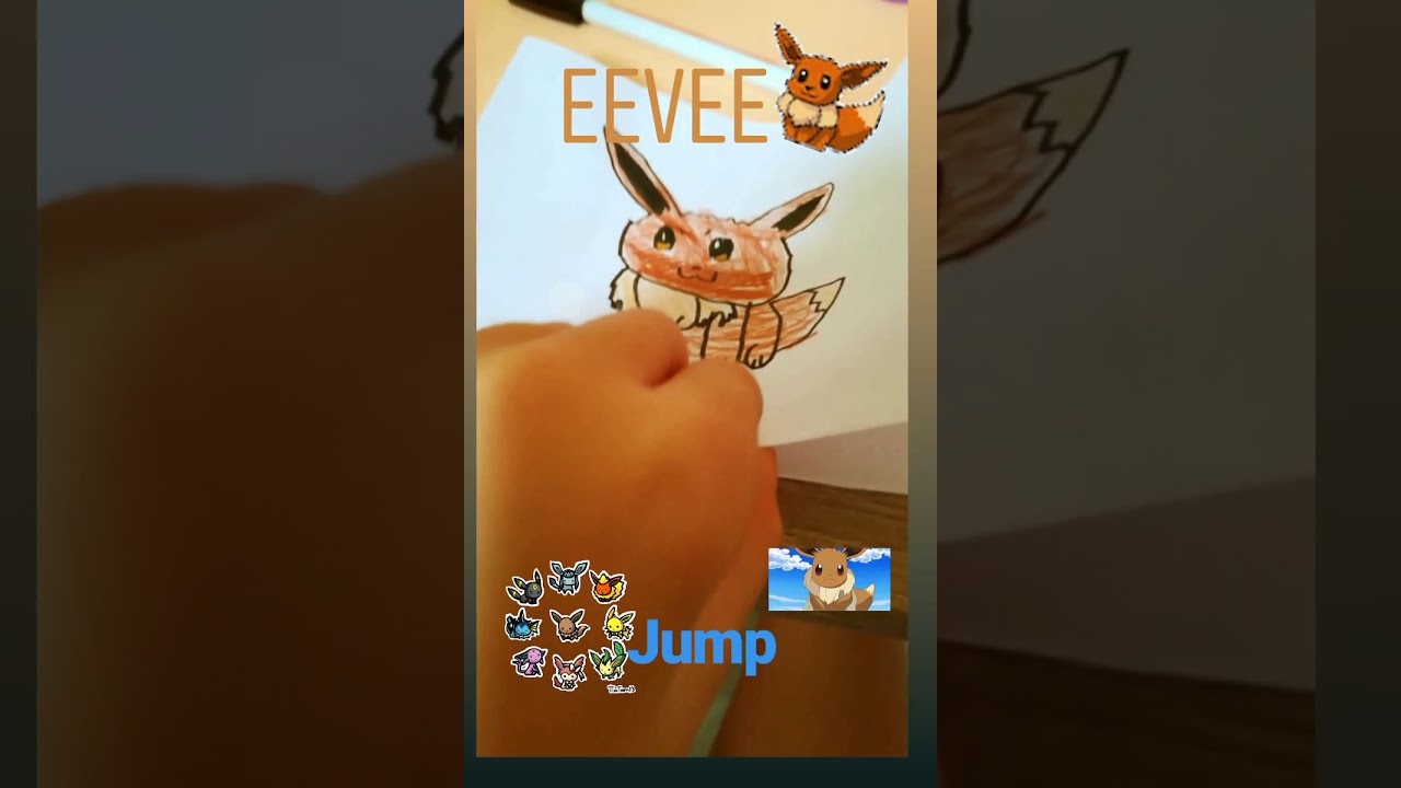 Eevee Jump Pokémon GO Cute Cartoon 🤣 - YouTube