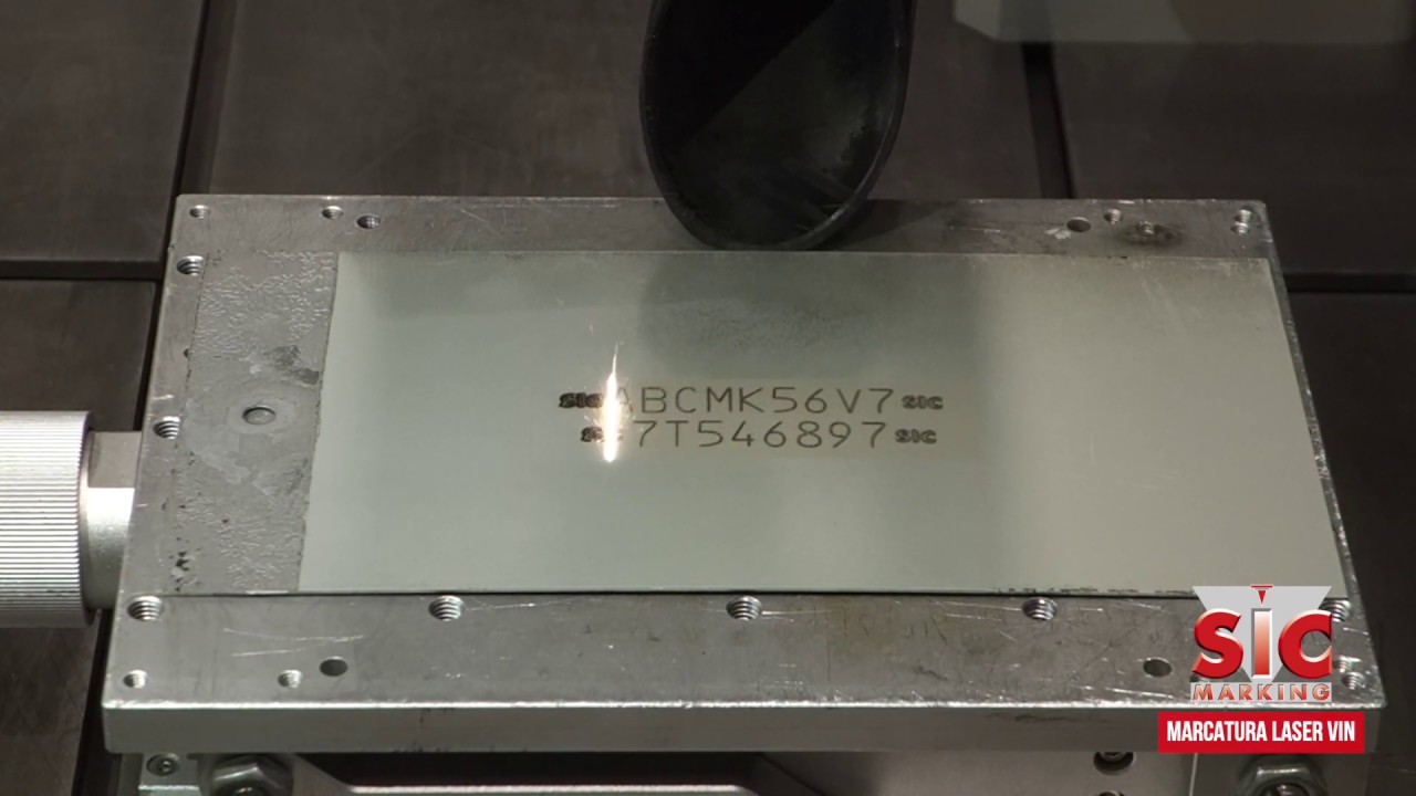 Marcatura Laser per Applicazioni VIN | SIC Marking - YouTube