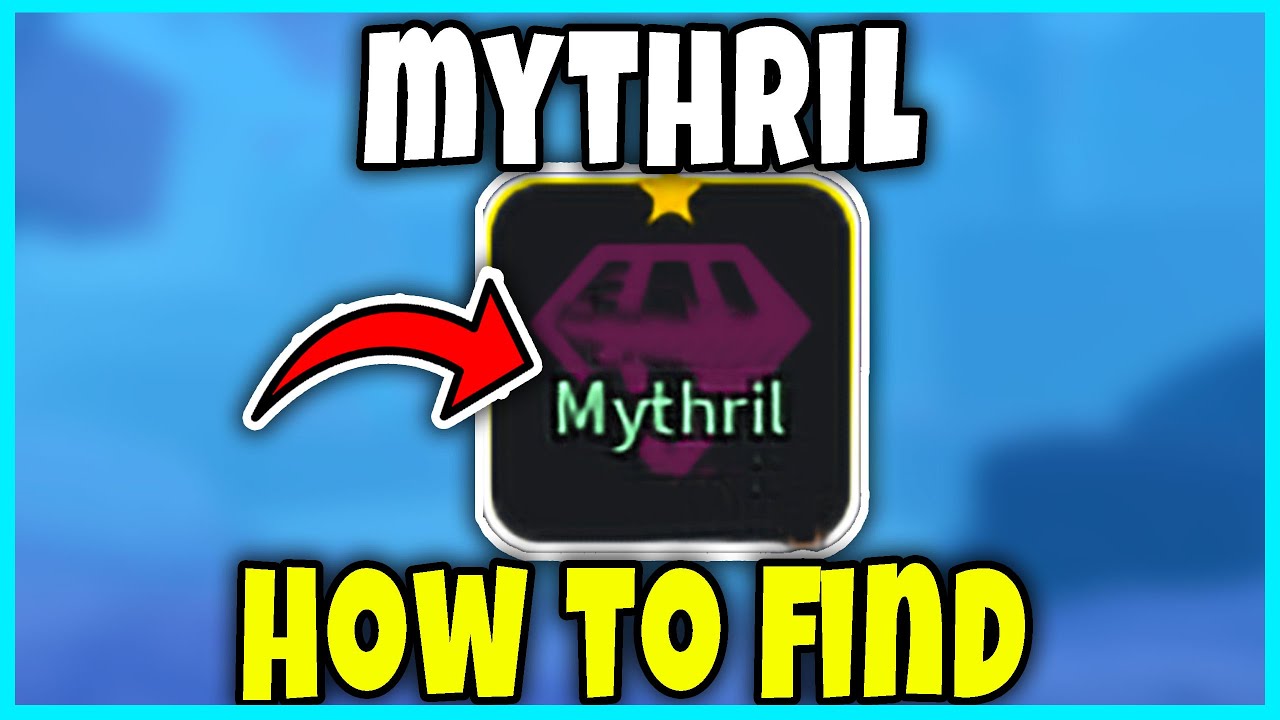 MYTHRIL LOCATION - HOW TO FIND [PROSPECTING] - Roblox - YouTube