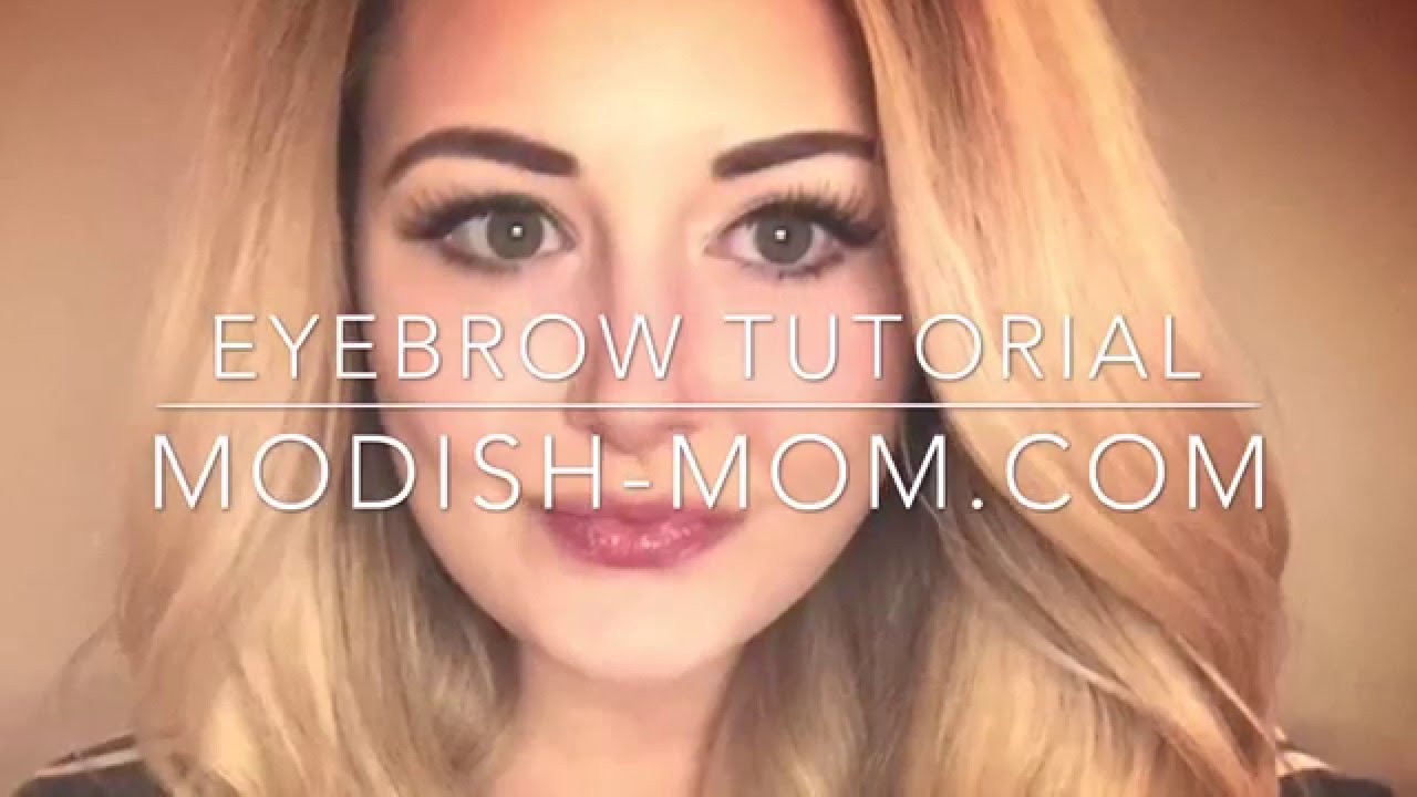 Eyebrow Tutorial using Ardell Brow Defining Kit - YouTube