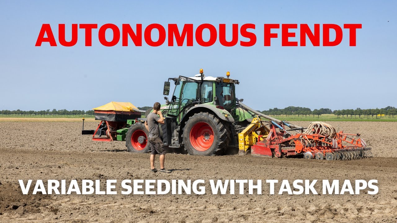 Variable seeding with task maps | Autonomous Fendt - YouTube