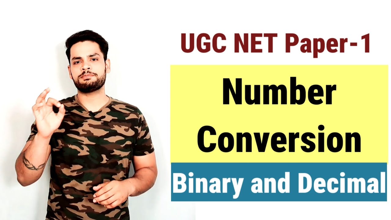 Binary number Decimal Number UGC net papar 1 Reet number Conversion in hindi - YouTube