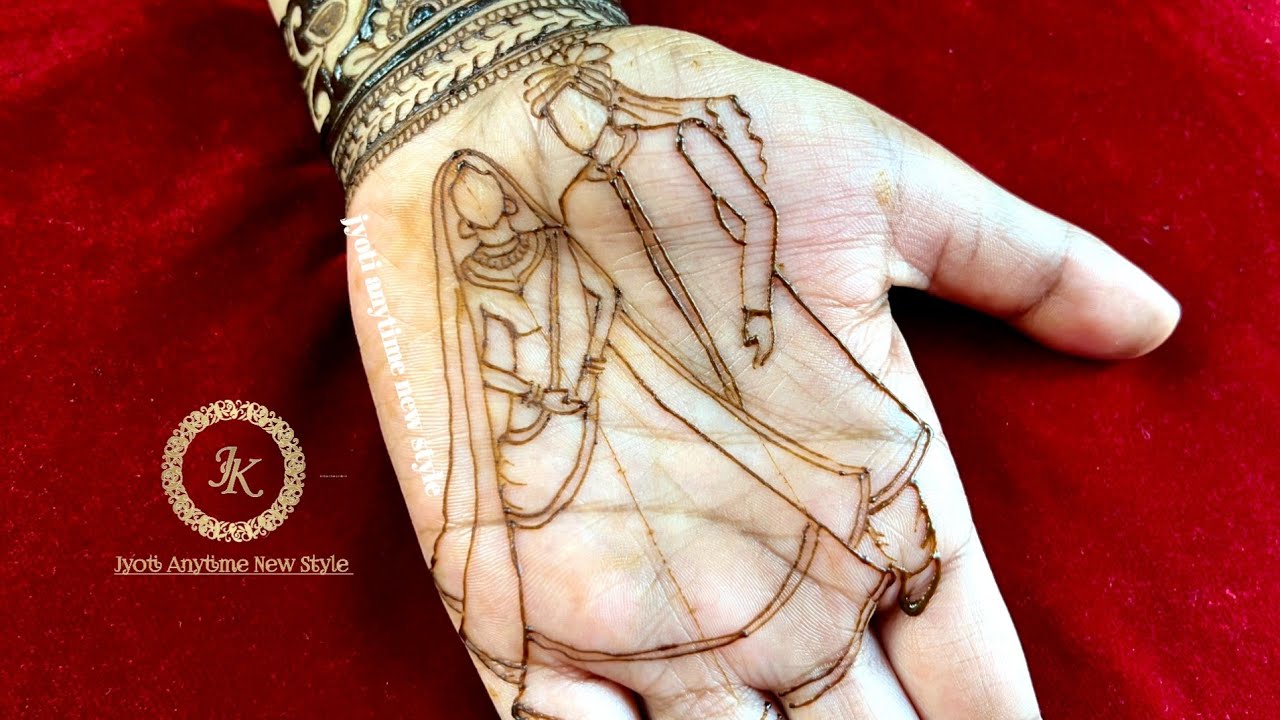 Dulha Dulhan Mehndi Design 2024 | bridal mehndi design | couple mehndi ...