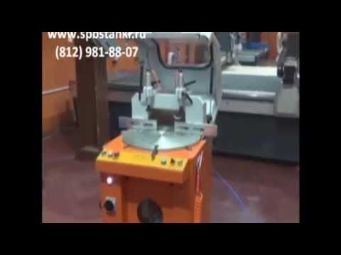 Отрезной дисковый станок Stalex QCS-400 в работе - YouTube