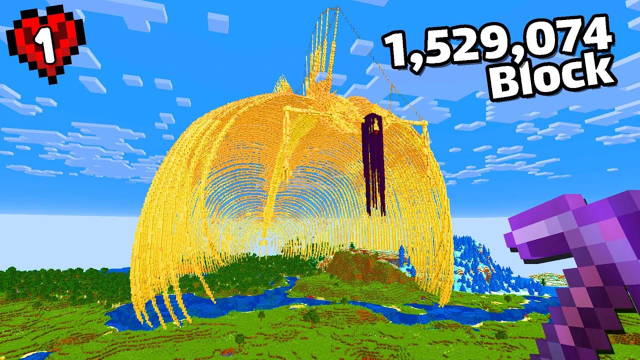 I Built Eren's FOUNDING TITAN in Minecraft Hardcore - YouTube