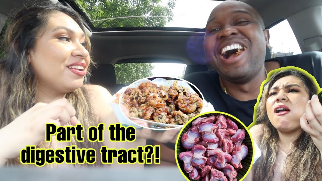 Mexican GF Tries GIZZARDS! 😬 - YouTube