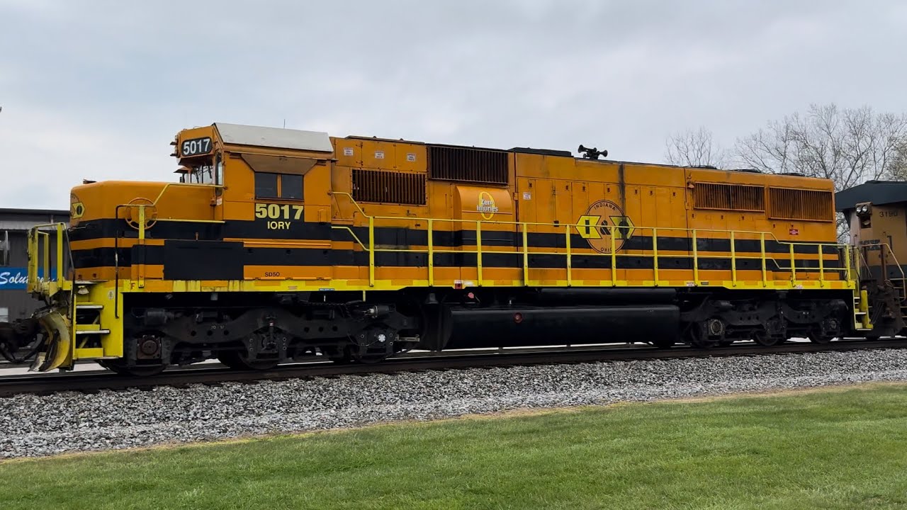 I&O SD50S 5017 Trailing On CSX M316-30! Murraysville WV 3/31/24 - YouTube