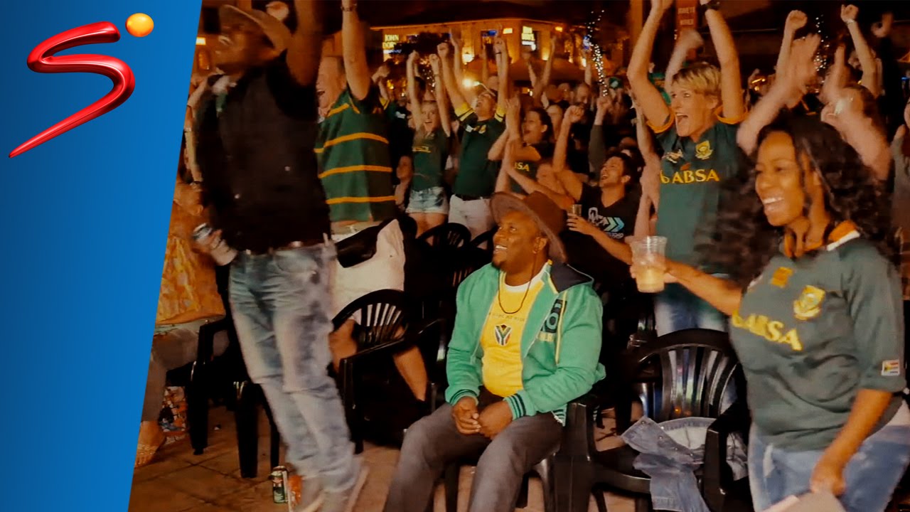 South Africa get behind the Springboks - YouTube