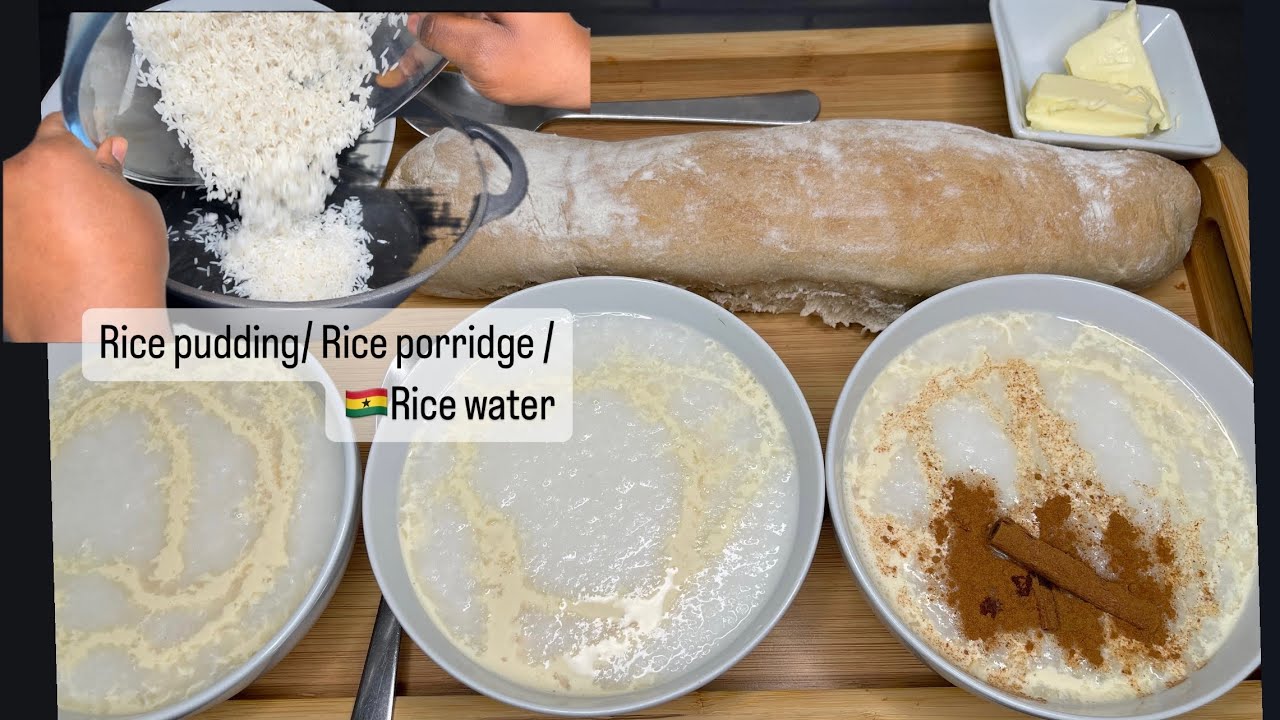Rice Pudding/ Rice Porridge | Ghanaian Rice water | - YouTube