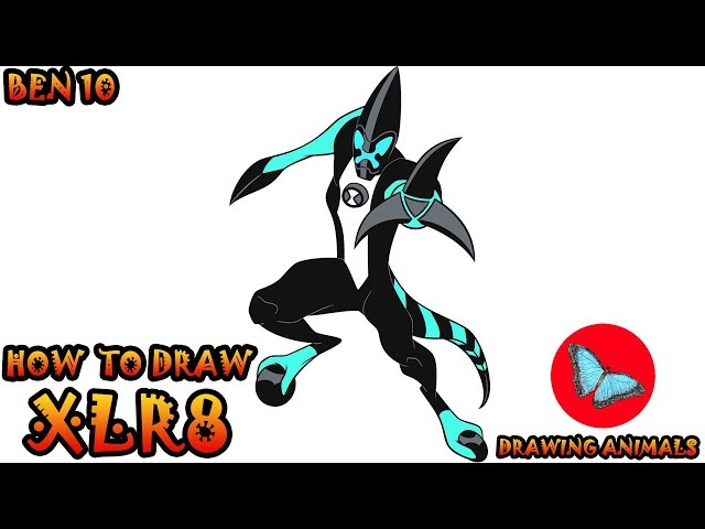 How To Draw Ben 10 Xlr8 At How To Draw Vrogueco